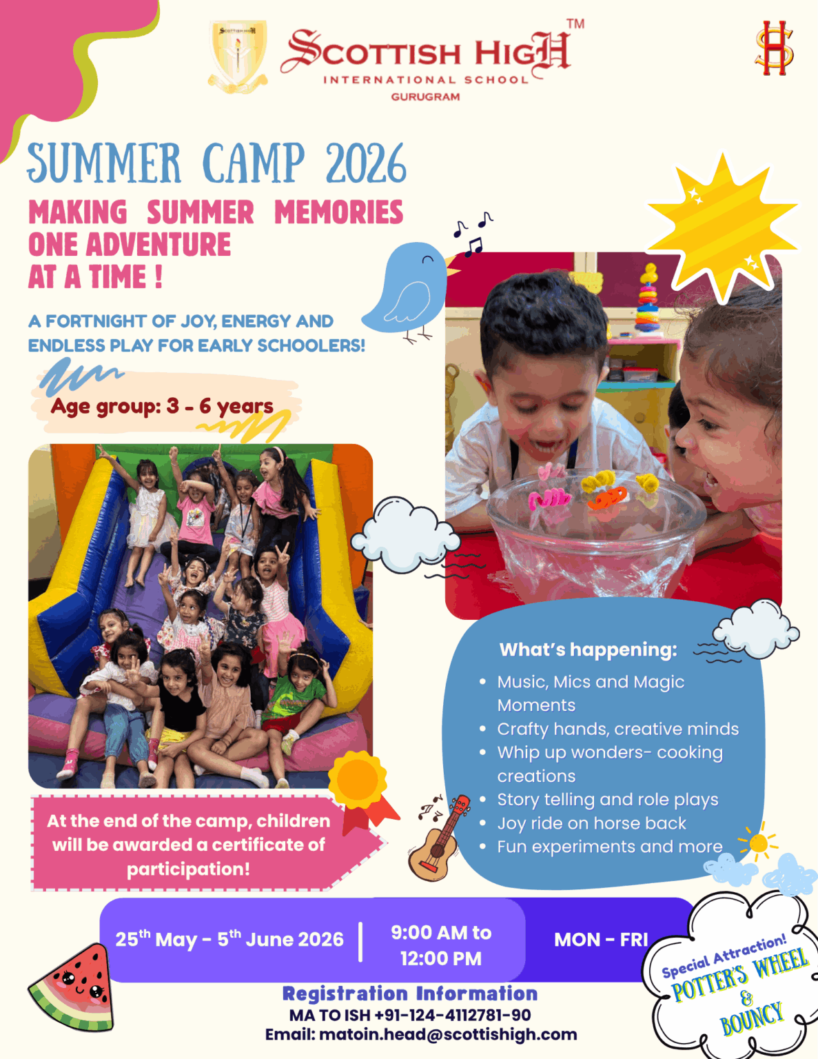 Summer Camp 2026 for Early Schoolers | Scottish High